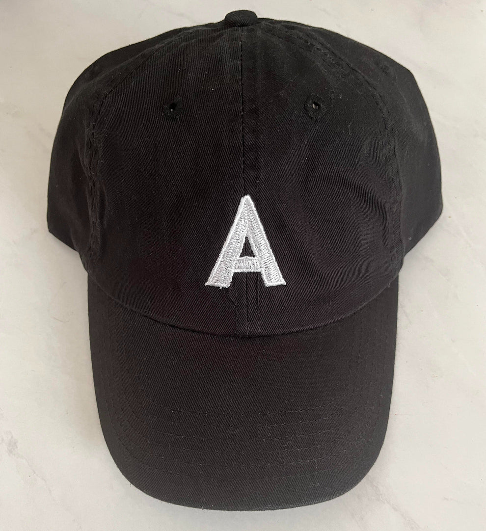 KIDS LETTER BASEBALL HAT – SUNNYEMBROIDERYBAE